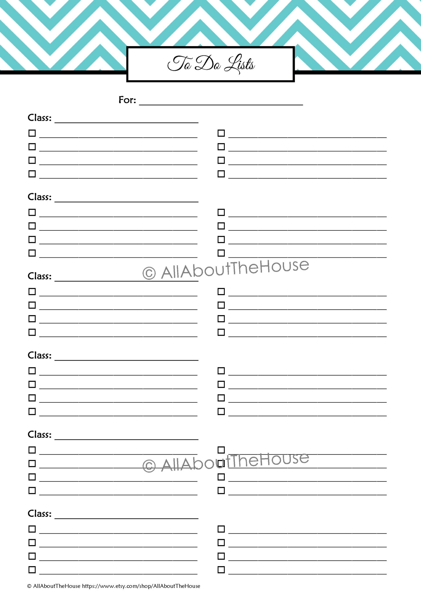 Student To Do List Printable – To Do List Printable